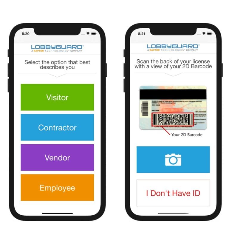 Visitor Management Kiosks For Check-in Security | LobbyGuard